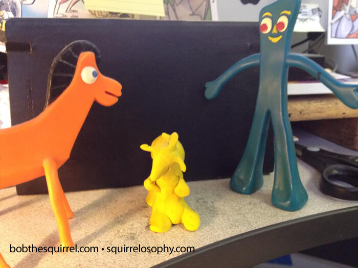 The game afoot gets a little Pokey for Yellow Bob – Bob the Squirrel