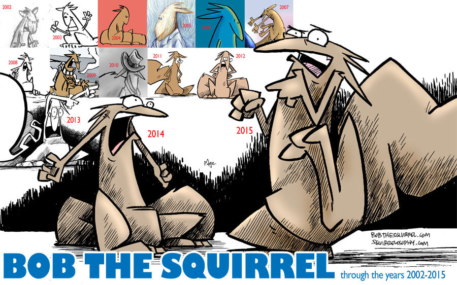 13 years of Bob – Bob the Squirrel