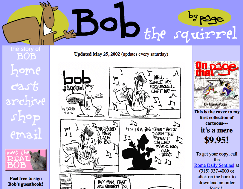 bobthesquirrel.com turns 14 today – Bob the Squirrel